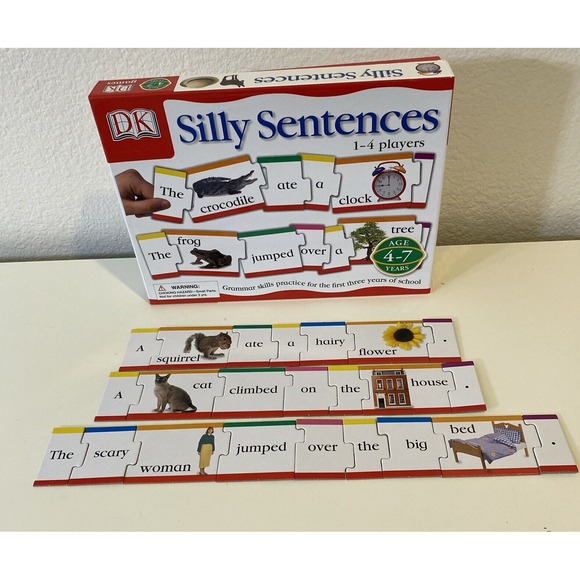 Toys | Dk Silly Sentences Grammar Skills Practice For The First Three ...